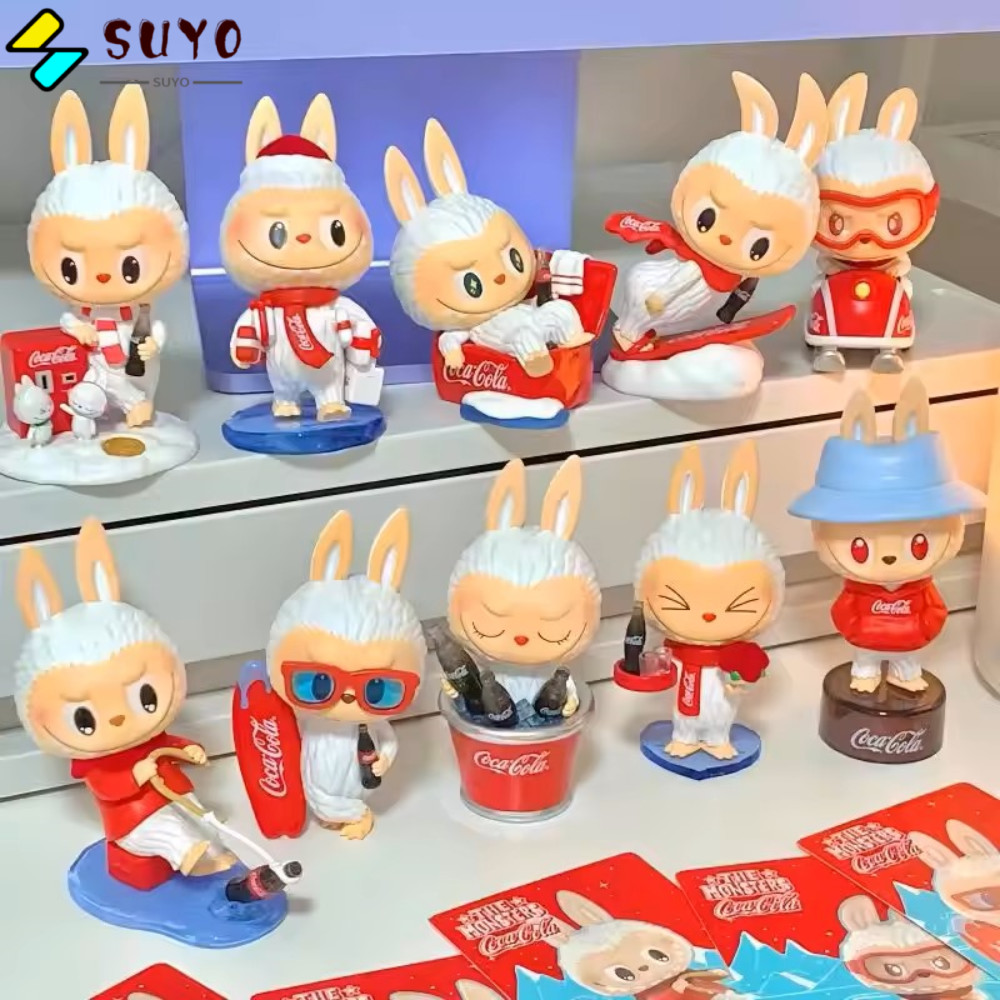 SUYO Labubu Doll, POPMART Confirm Style Labubu Figure, Cola Series PVC ...