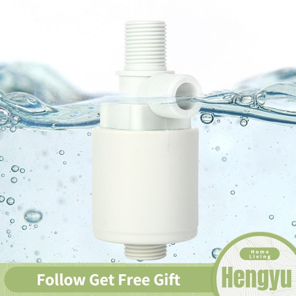 Hengyu G1/2 Inch Plastic Floating Ball Valve Male Thread Inlet Tank ...