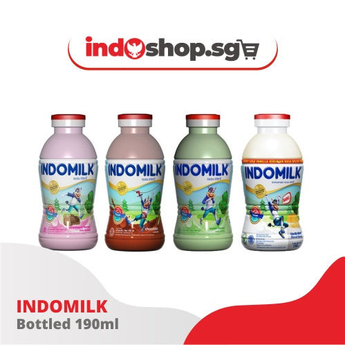 Milk Ready to drink Indomilk | Susu Indomilk Botol 190 ml | Shopee ...