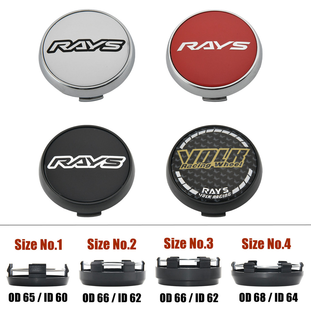 RAYS Wheel Cap 65mm Sport Rim Cap 66mm Hub Cap Wheel Cover Cap 68mm ...