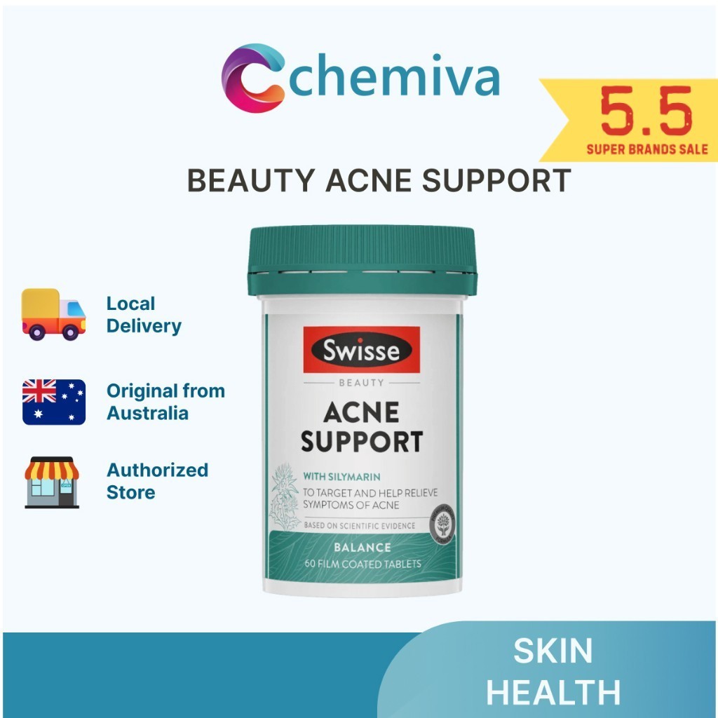 [Fast Shipping] Swisse Beauty Acne Support, 60 Tablets (Reduce ...