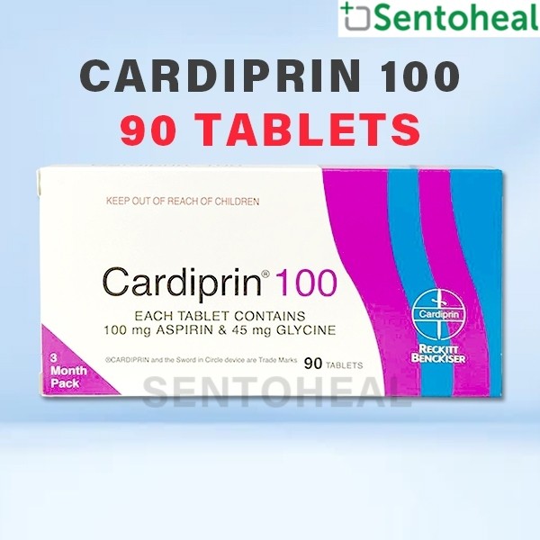 Cardiprin 100mg Aspirin & 45mg Glycine 90 tablets - 3 months supply ...