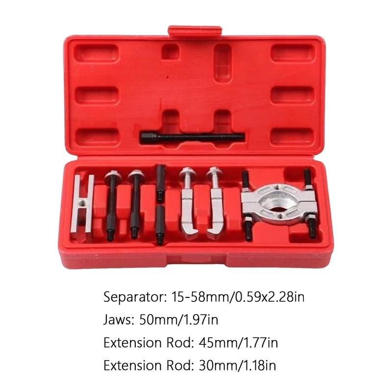 9 pieces Bearing Separator Puller Set Bearings splitters hub Axle ...