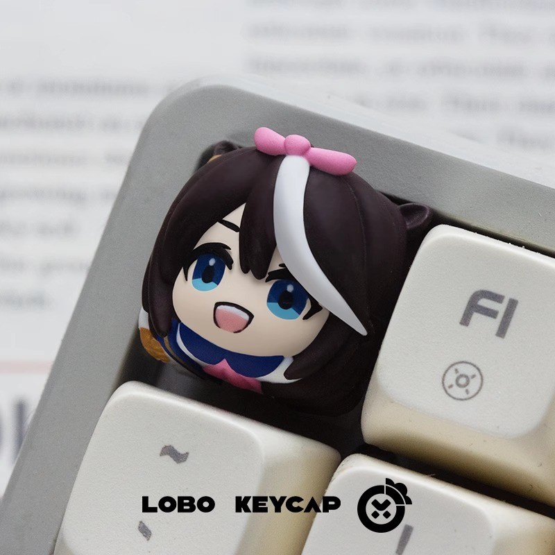 Uma Musume: Pretty Derby Keycap Cute Cartoon MX Switch Mechanical ...