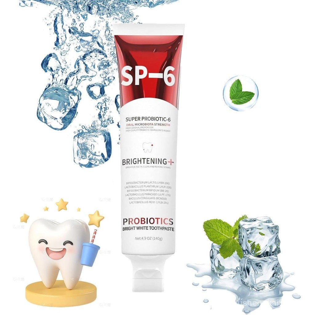 SP-6 Probiotic Whitening Toothpaste - Enhanced Formula with 6 ...