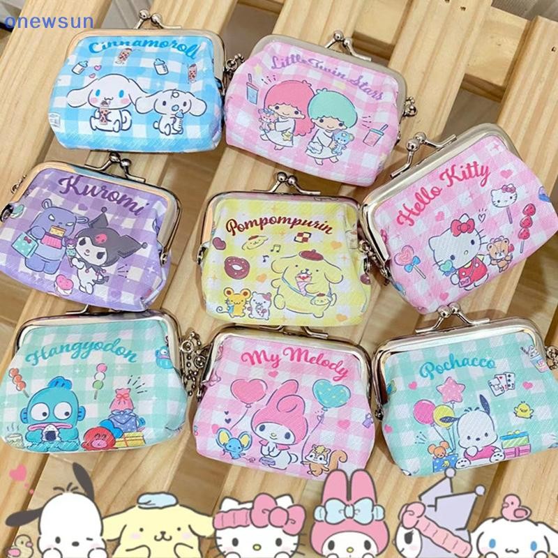onewsun Kawaii Hello Kitty PU Coin Pouch Purse My Melody Cute PU Coin ...