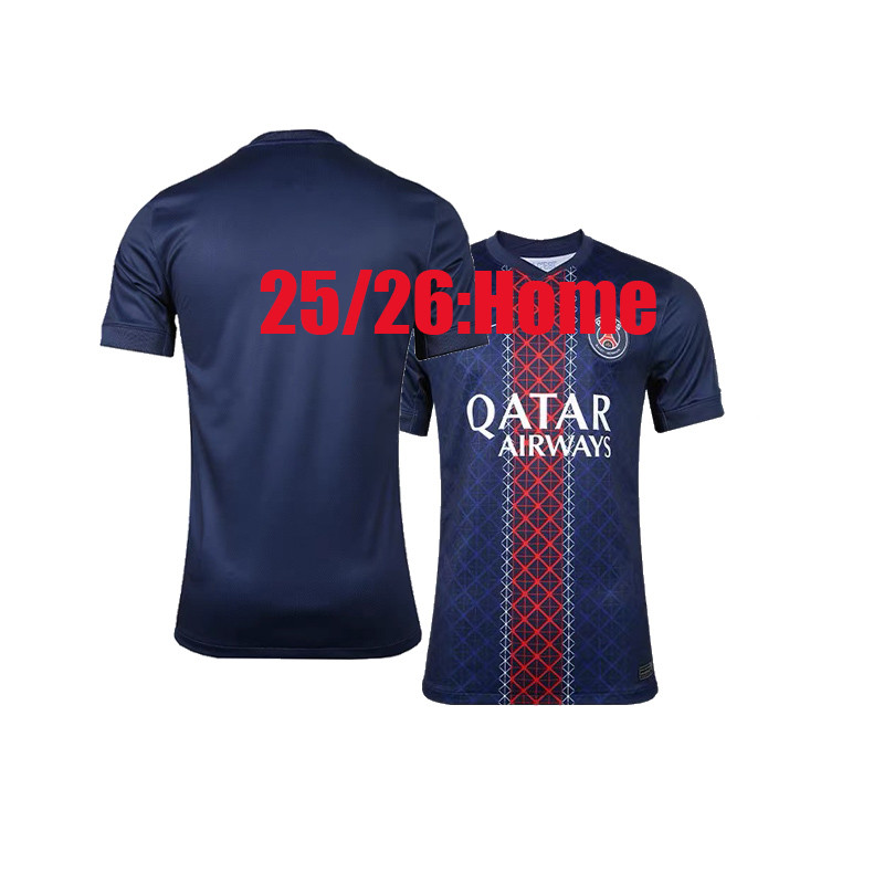 25/26 Paris Home Jerseys 25/26 Kvaratskhelia O.Dembele Hakimi Vitinha ...
