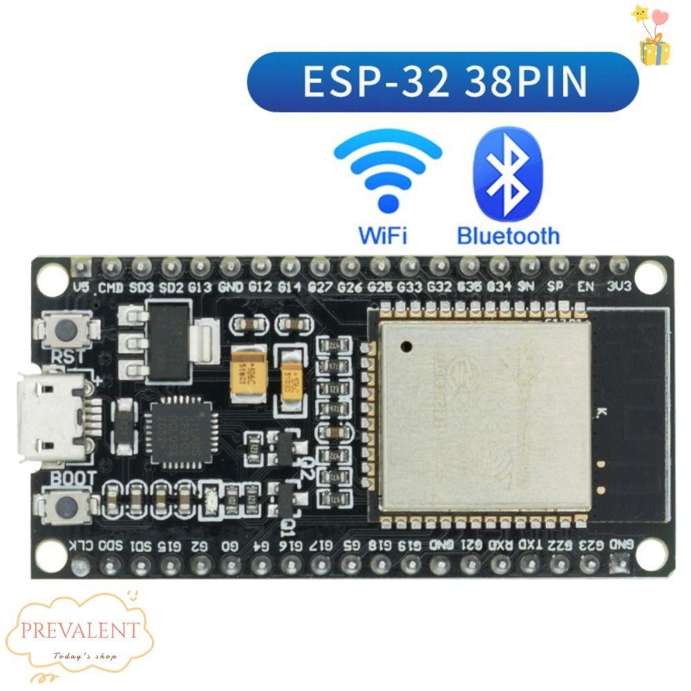 PREVA ESP32 ESP-32S Development Board, ESP-WROOM-32 Dual-Mode WiFi ...