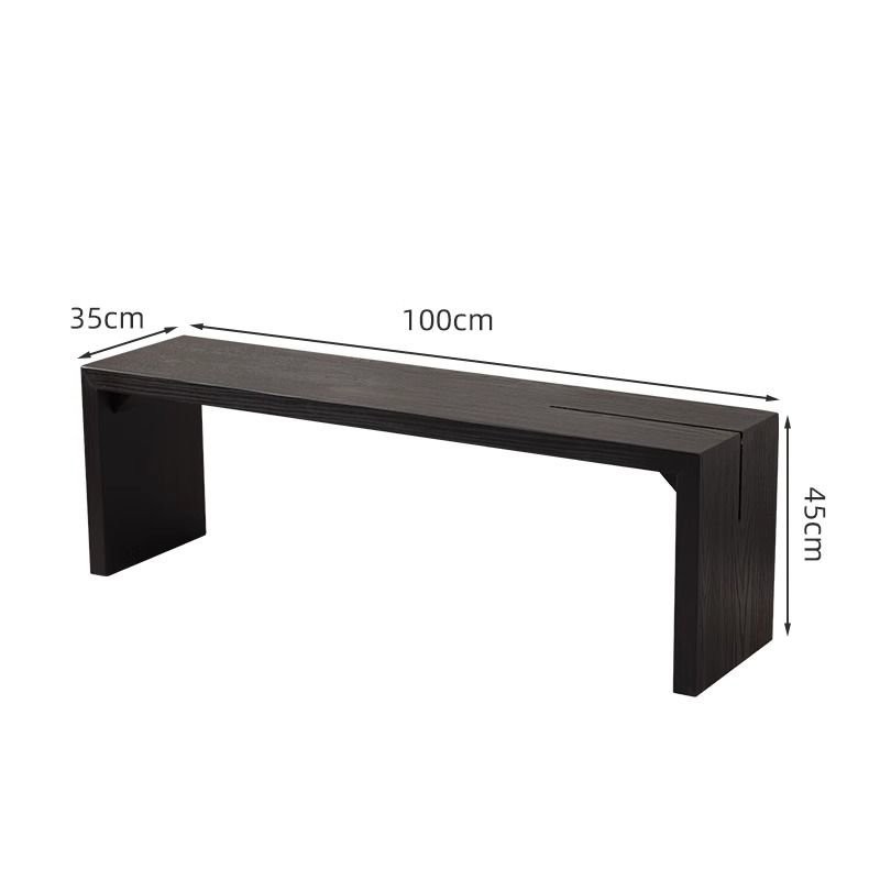 Nordic Simple Solid Wood Bench Modern Home Dining Stool Home Double ...