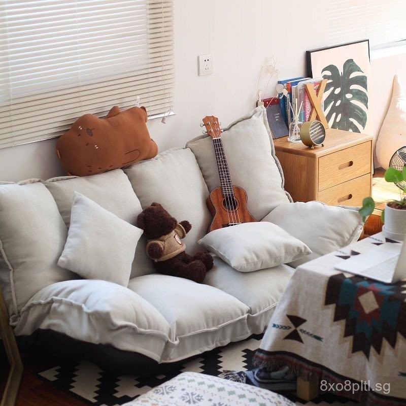 Lazy Sofa Double Tatami Bedroom Balcony Small Sofa Foldable High ...