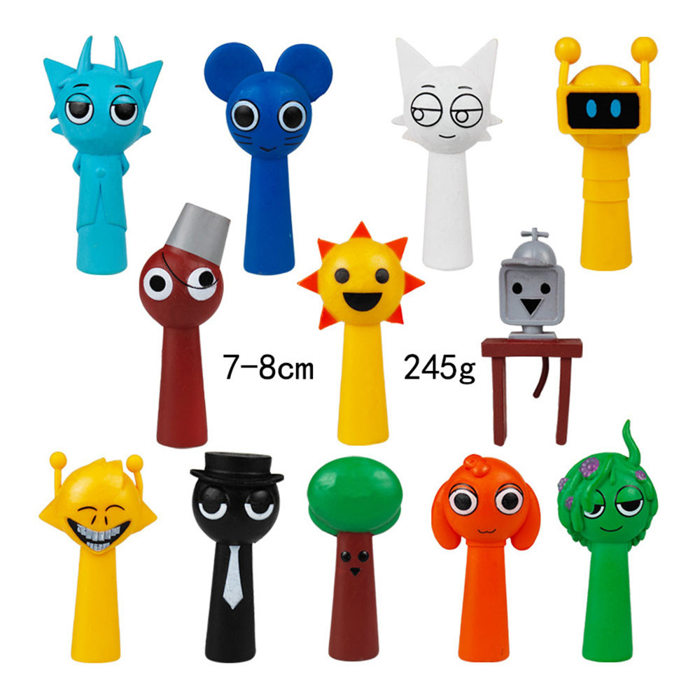 Sprunki Action Figures,Sprunki Toys Sprunkies Game,Office Room Figurine ...