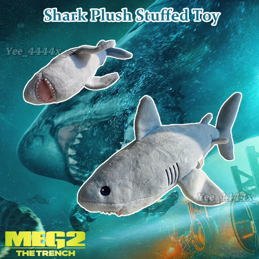 The Film of The Meg Peripheral toys Cartoon Shark Plush Toy Otodus ...