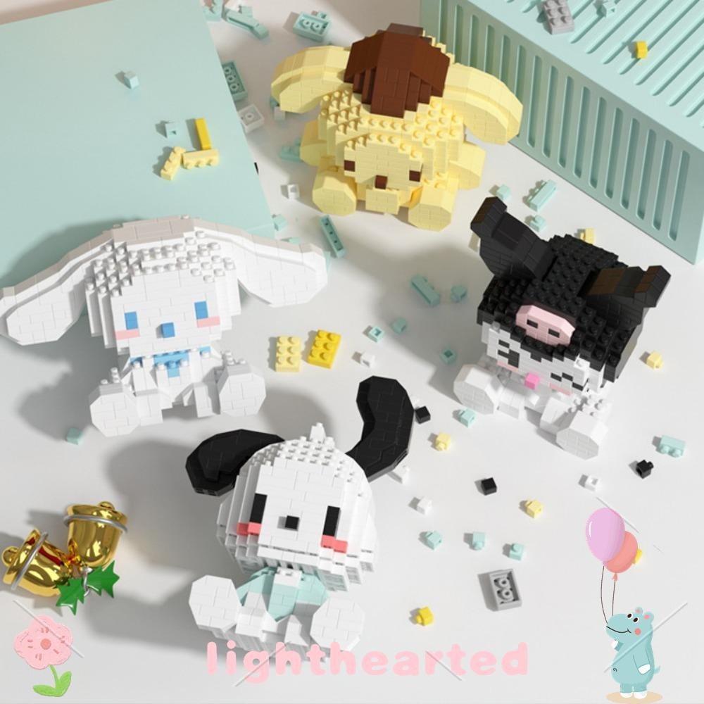 LIGHTHEARTED Building Block Model, Decorative Sanrio Model, Desktop ...