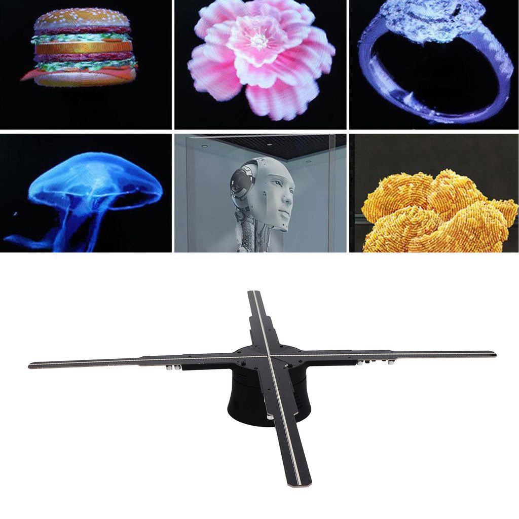 Fun~ 3D Hologram Fan/ 3D Hologram Projector Advertising Display - 50cm ...