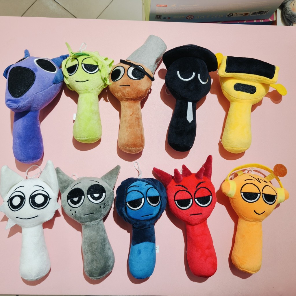 Sprunki Plushie Toy Incredibox Sprunki Mr Fun Computer Plush Doll ...