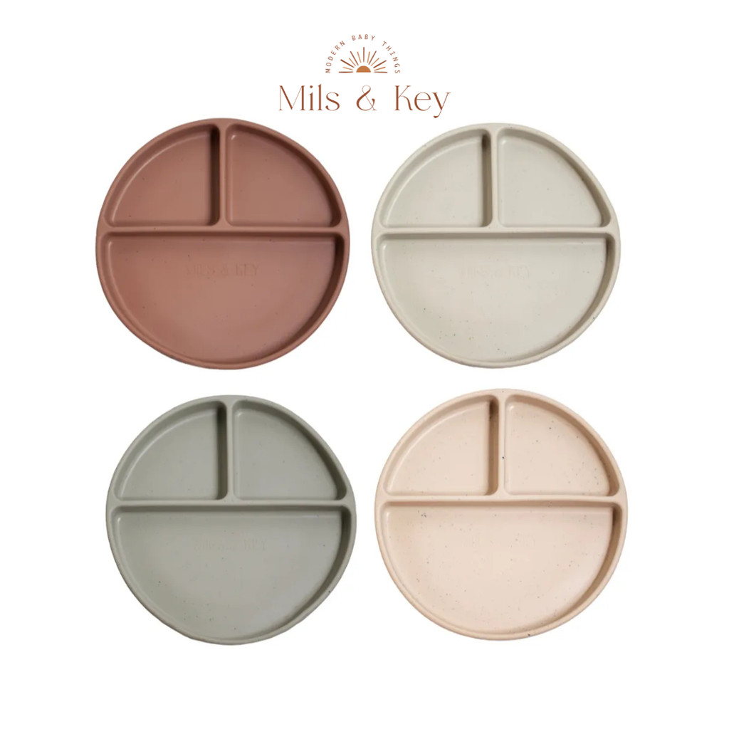 Mils and Key Speckled Divided Plate (12m+) | Shopee Singapore
