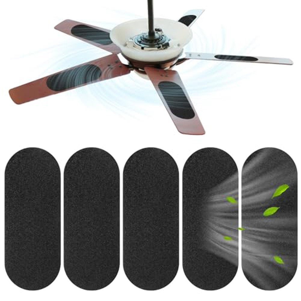 【FRDE】5*Ceiling Fan Blade Filter Dust Collector Activated Coconut Shell ...