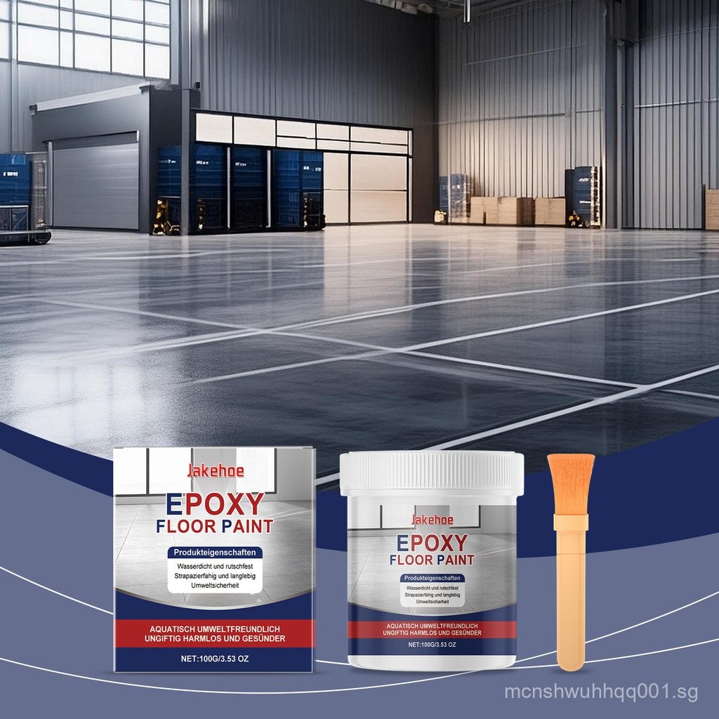 地坪底漆 Gray Water-Based Epoxy Floor Primer Marble Pattern High Gloss ...