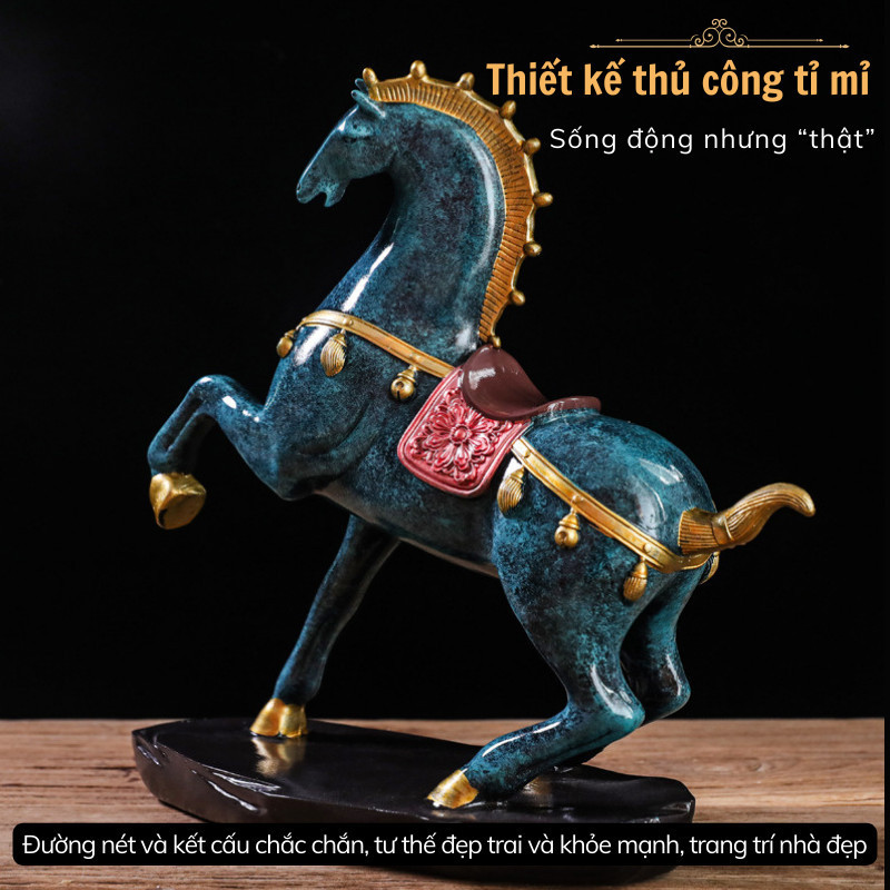 Ma Dao Success Resin Statue Joful Home Lucky Feng Shui Modern Nordic ...
