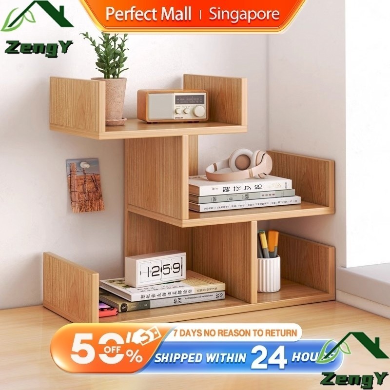 PM Desk Organiser Student BookShelf Stationery Organize Office Table ...
