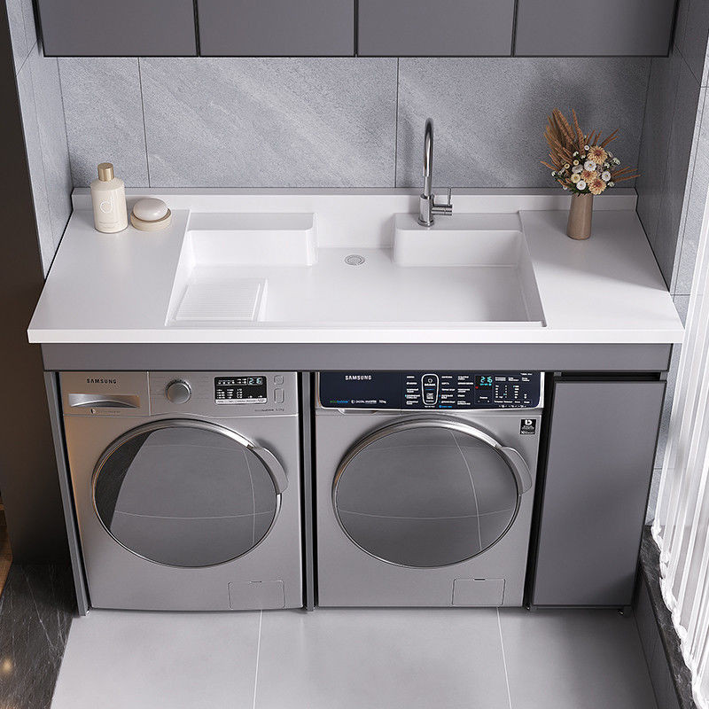 Customization Double-position washing machine cabinet Dryer combination ...