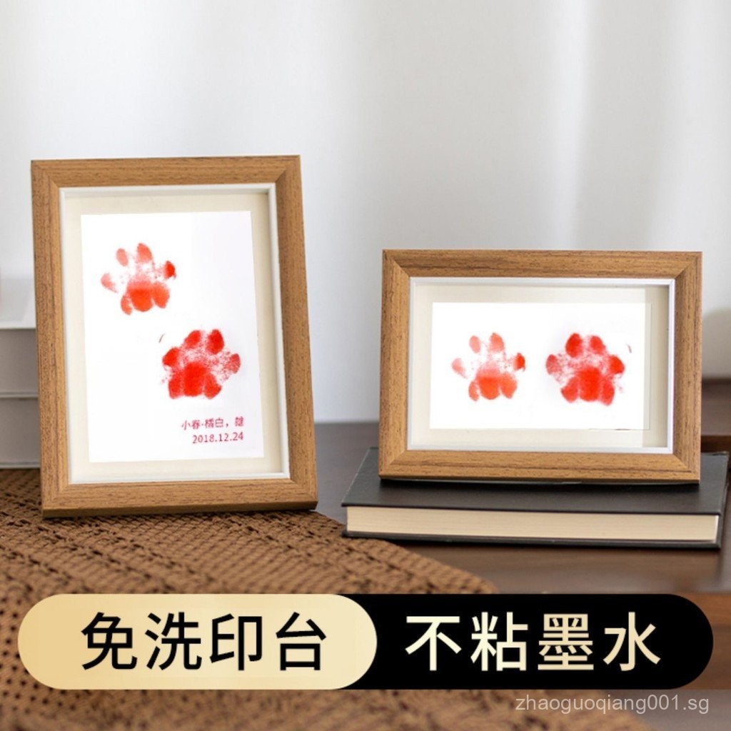 [Adorable Paw Souvenir]Cat Paw Print Card Pet Paw Print Keepsake ...