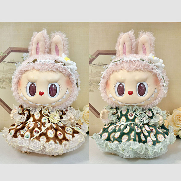 labubu clothes v2 labubu accessories 38cm Rabu plush doll dress for ...