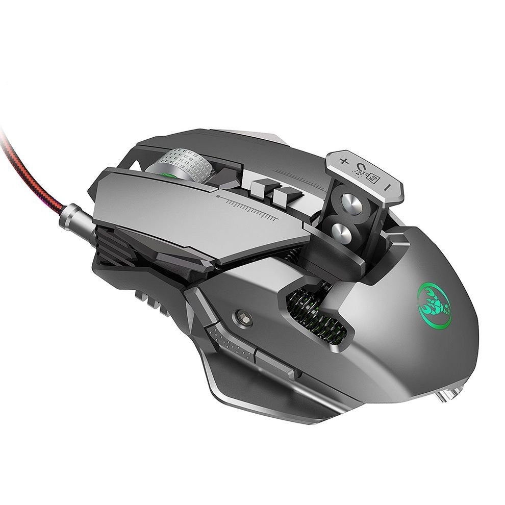 Jomaa Professional Gaming Mouse 3200DPI Full 7 Programmable Buttons RGB ...