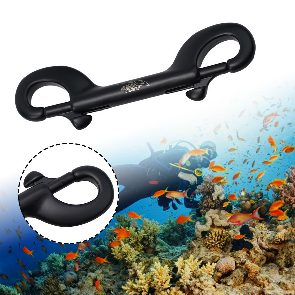 316 Stainless Steel Scuba Diving Double Ended Snap Hook 100mm BCD ...