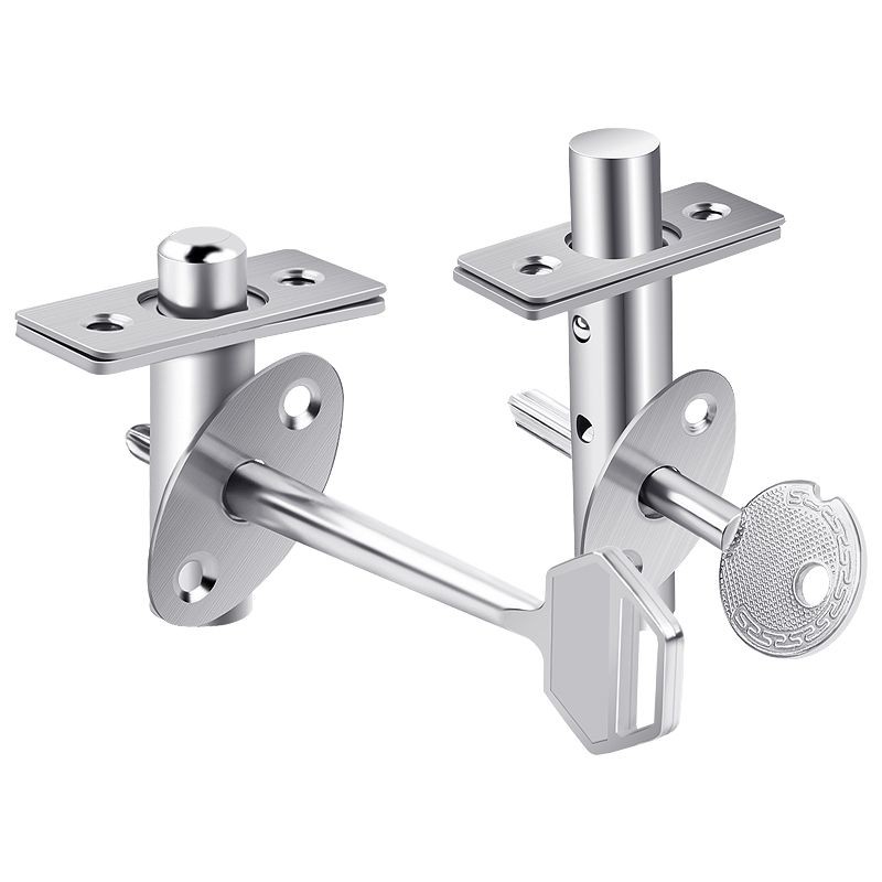 Thick Stainless Steel Pipe Well Door Lock Durable Invisible Door Lock ...