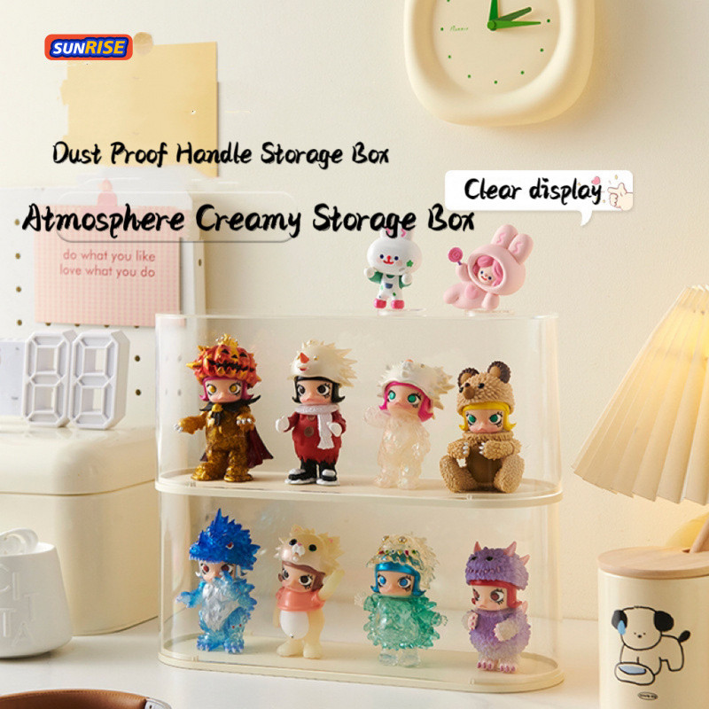 Display Cabinet Increase Height Cream Style Transparent Box Lego ...