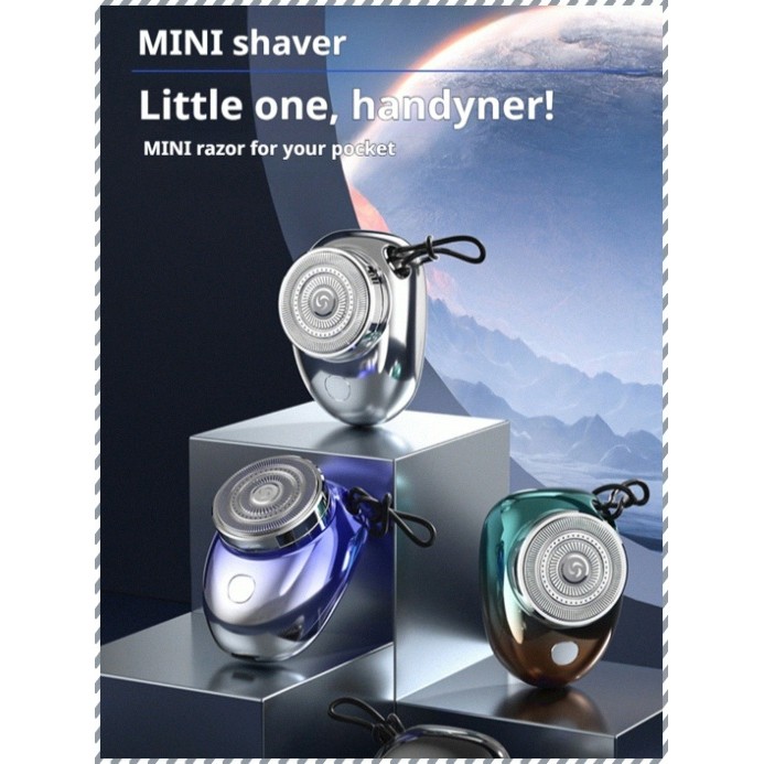 Electric Shaver Razor Steel Light and Thin Shaver Great Work Portable ...