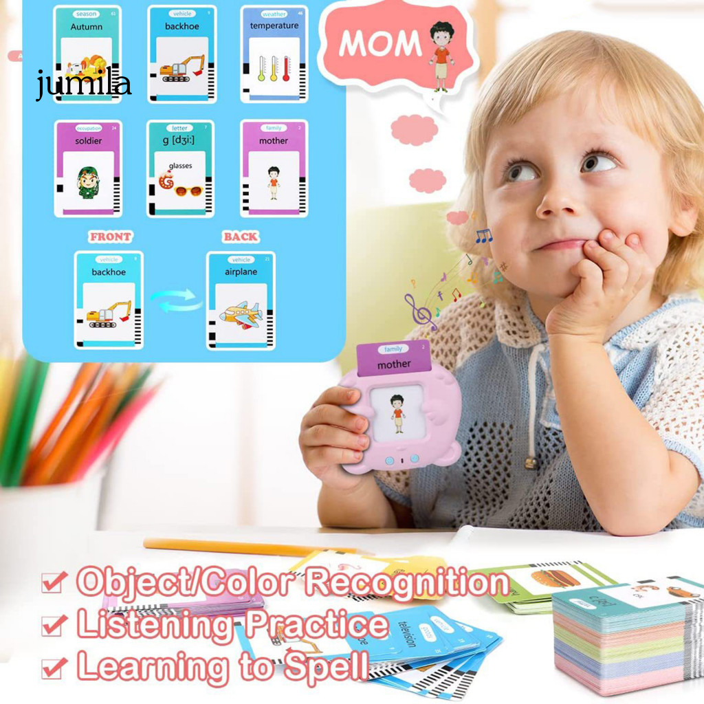 Kids Learning Machine Flashcards Toy Talking Flash Cards for Kids ...