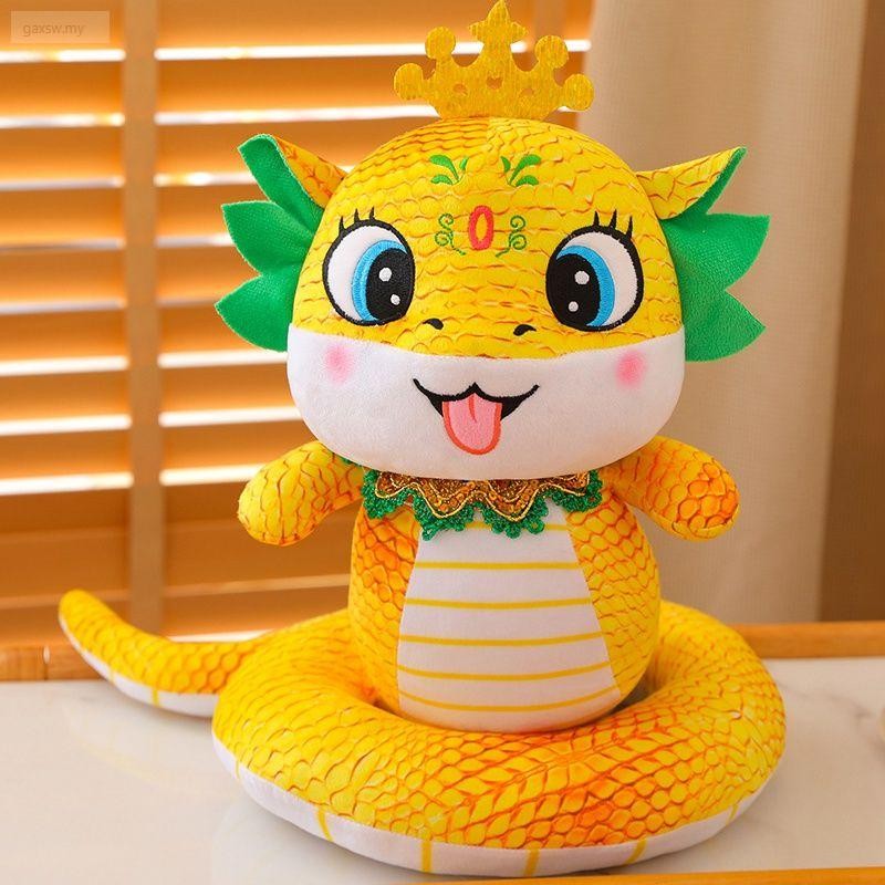 [Ready Stock] Year of the Snake Mascot 2025 Doll Doll Cloak Snake Plush ...