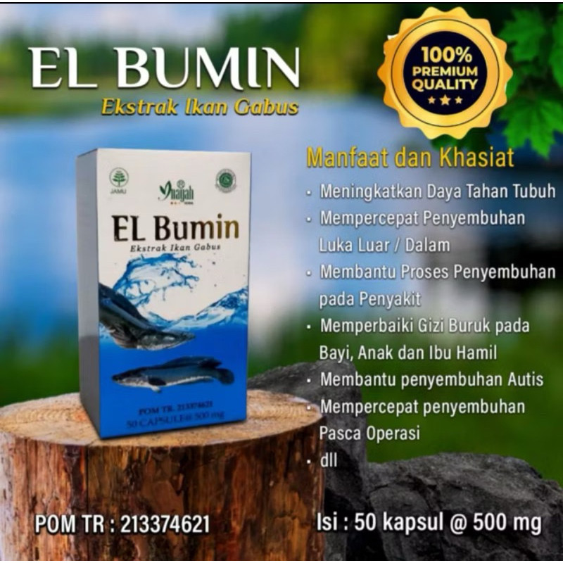 El bumin ELBUMIN SNAKE FISH EXTRACT INAYAH 50 Capsules ALBUMIN El bumin ...