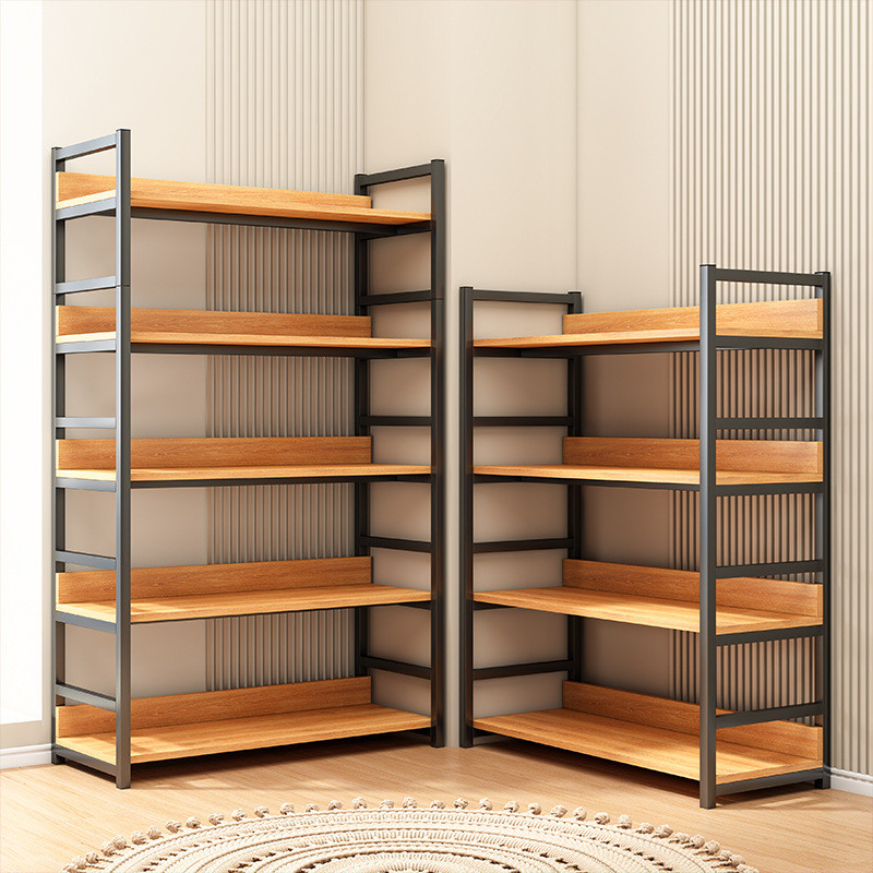 [in stock] Simple Bookshelf Floor Standing Partition Storage Rack Home ...