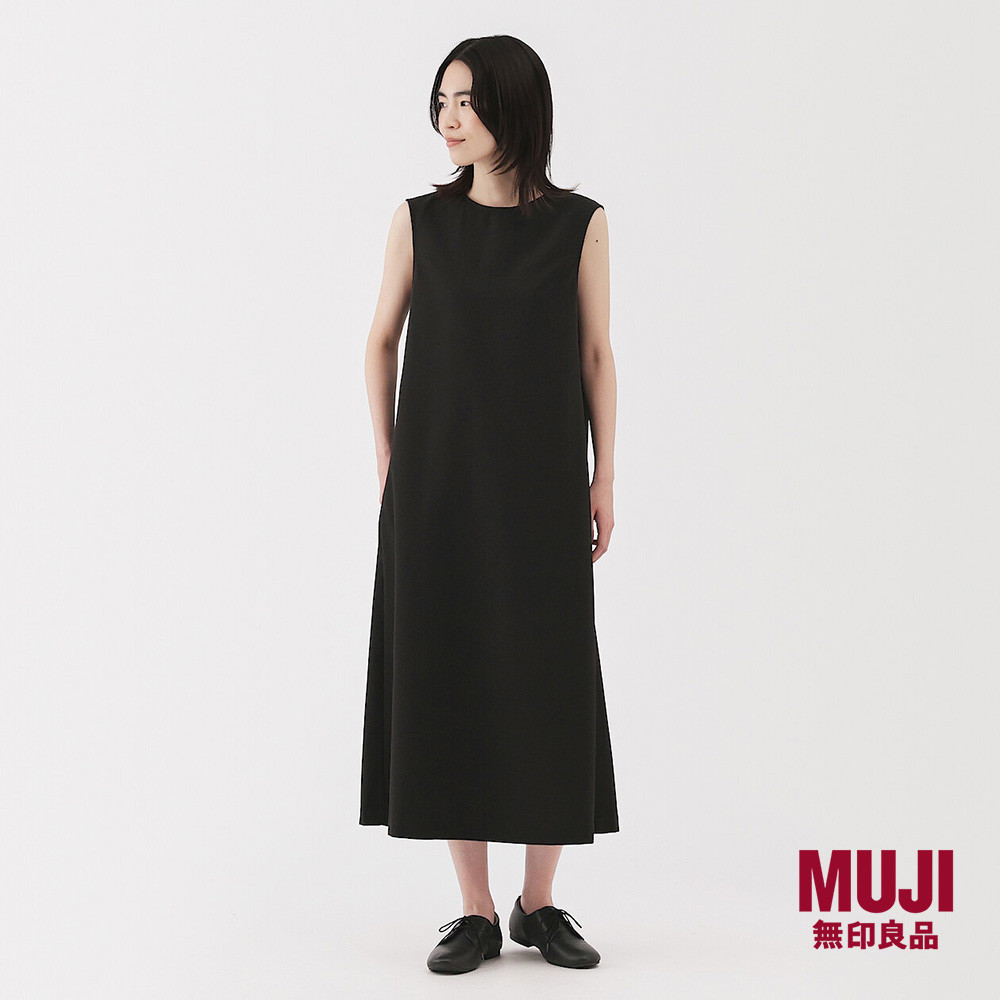 MUJI Ladies Breathable Seersucker Sleeveless Dress | Shopee Singapore