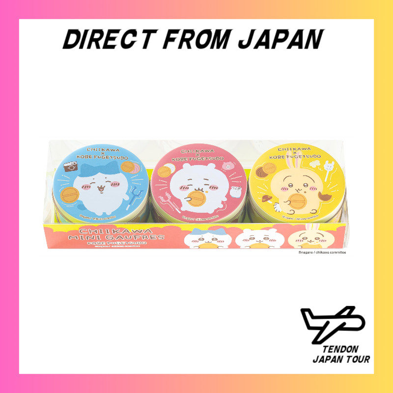 [Authentic Product] Kobe Fugetsu-do Chiikawa Mini Gaufres Sweets in Tin ...