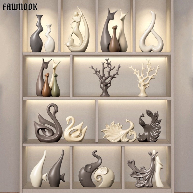 Nordic Style Home Decoration Display for Living Room Office Table Decor ...