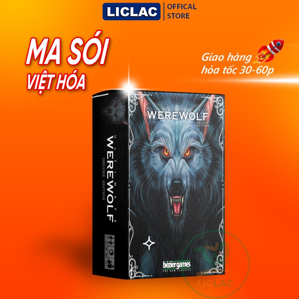Basic Vietnamese Werewolf Cards + Expanded 27 Cards, 55 Cards, 70 Thick ...