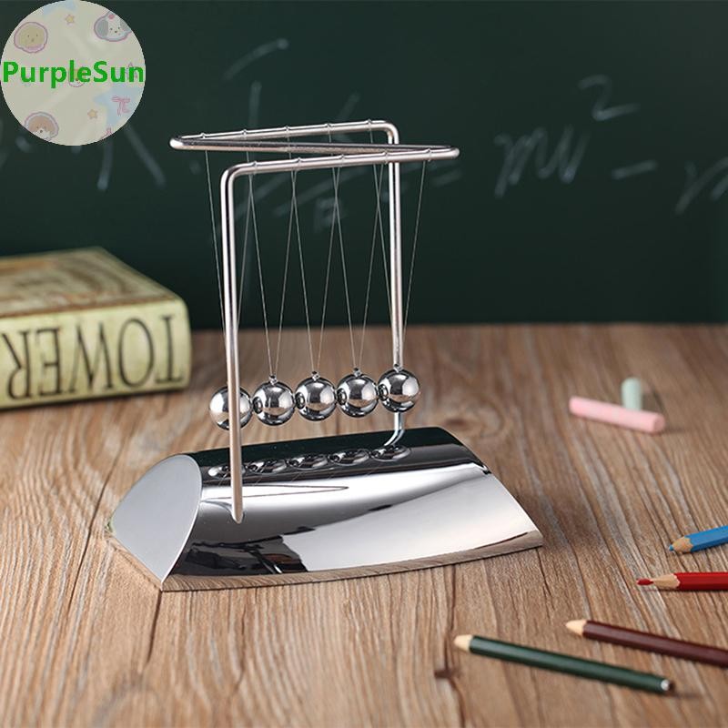 PurpleSun Z Newton Cradle Pendulum Ball Physics Science Pendulum Steel ...