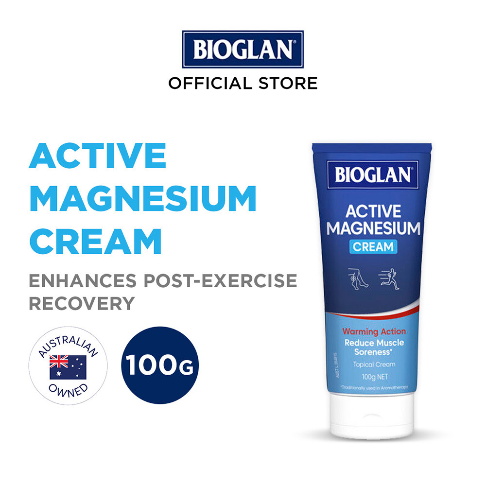 Bioglan Active Magnesium Cream 100g | Shopee Singapore