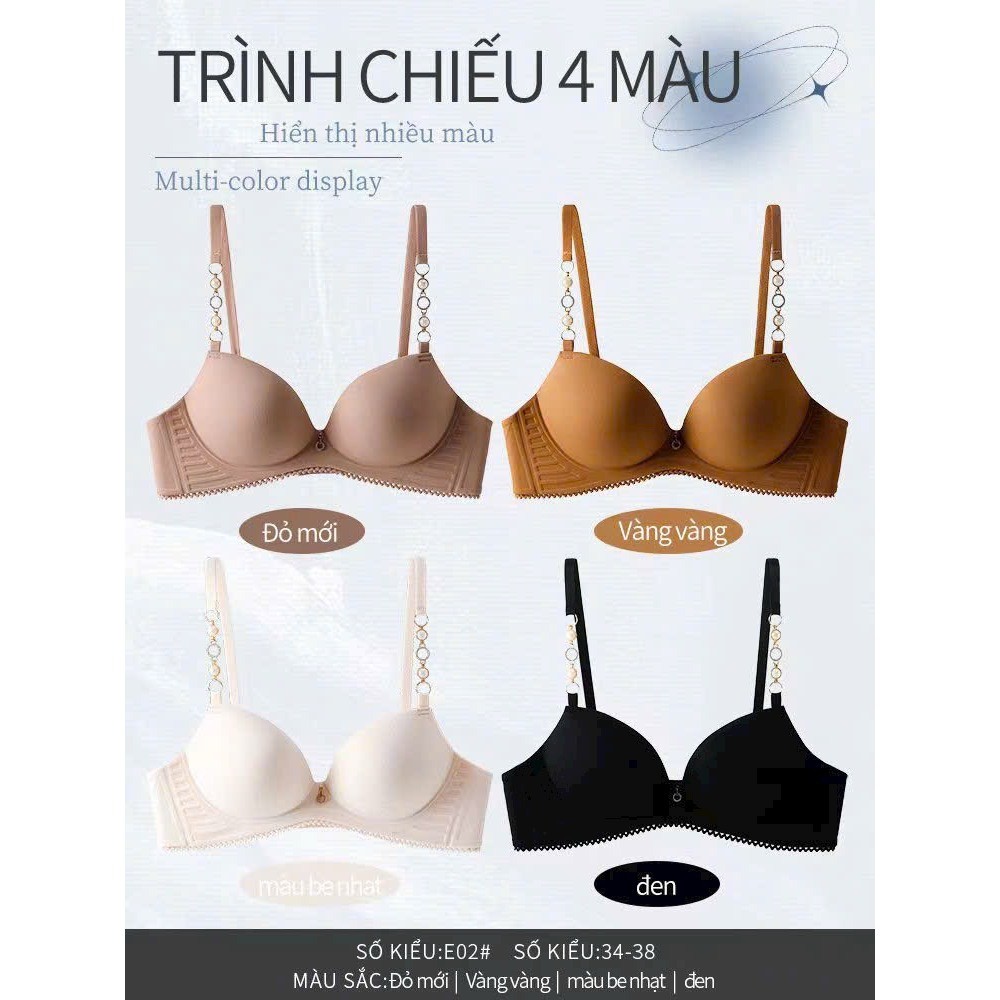 Super Support Bra Shoulder Straps Pearl Design, Women's Bra Solid ...