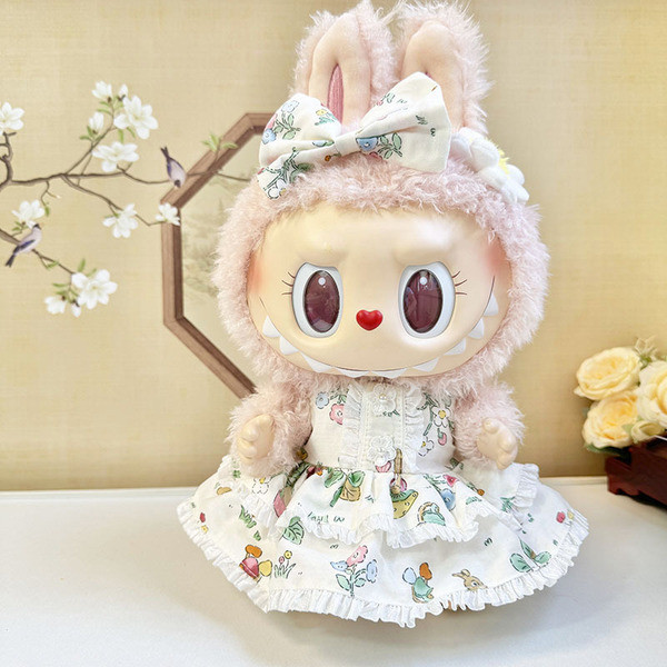 labubu clothes labubu clothes v2 38cm Rabu plush doll dress for Labubu ...