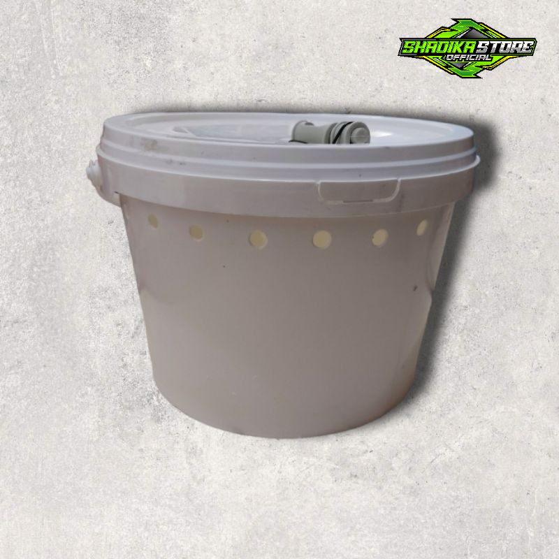Round BUCKET READY TO USE LIVE SHRIMP BAIT CONTAINERS LARGE 5KG ...