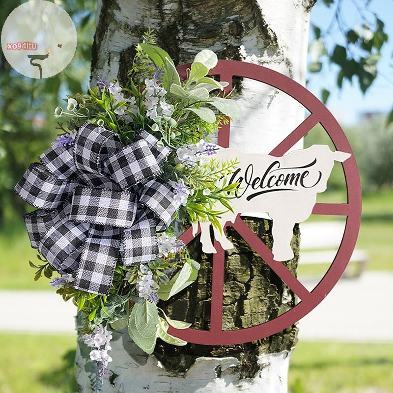 XOITU Christmas For Front Door Farmhouse Christmas Garlands Artificial ...