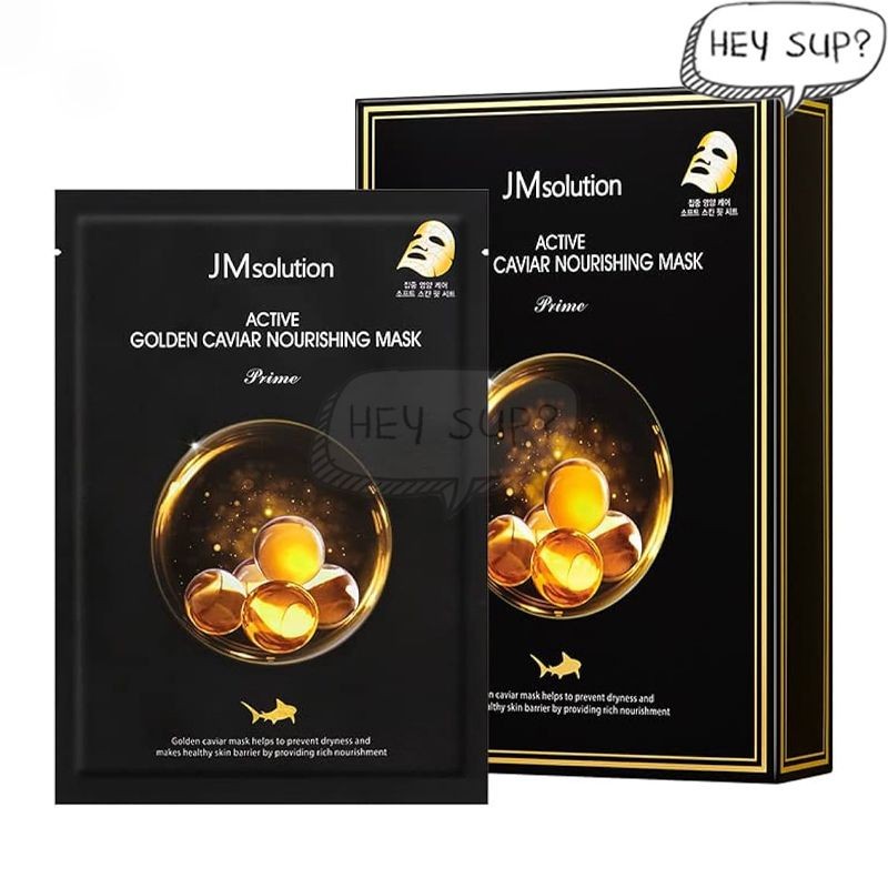 JMsolution Active Golden Caviar Nourishing Mask (10 Sheets/ Box ...