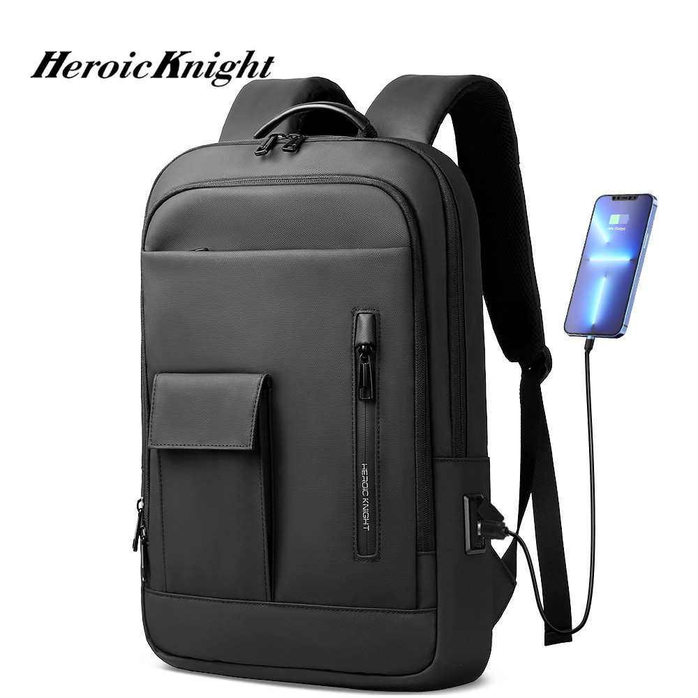 Heroic Knight Slim Backpack for Men Multifunction Work Backpack for 15. ...