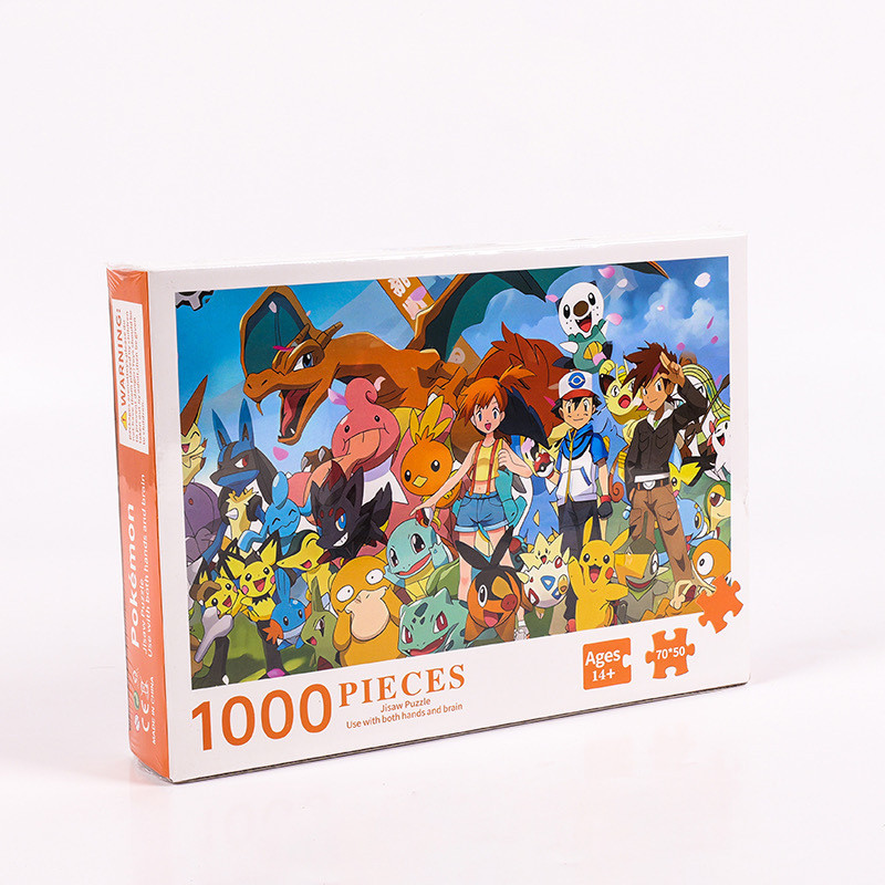 Piece Pokemon Puzzle Pokémon Paper 1,0004.29 Puzzle Without Frame ...