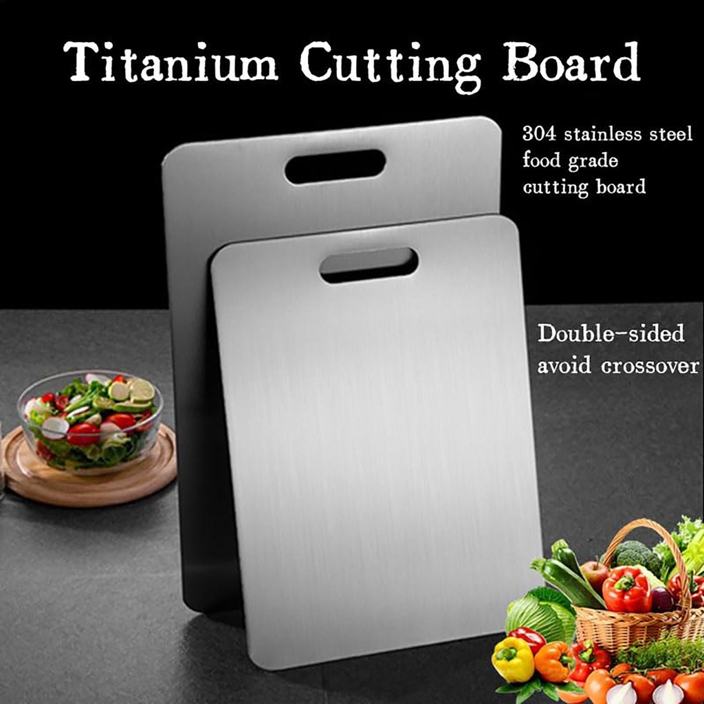 Titanium Cutting Board Travel Cutting Board Double-Sided Chopping Board ...